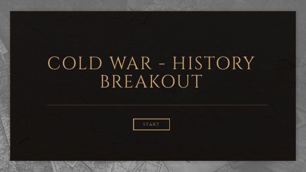 Escape room history