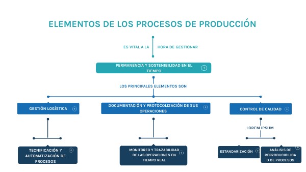 ELEMENTOS DE LOS PROCESOS DE PRODUCCIÓN | Genially