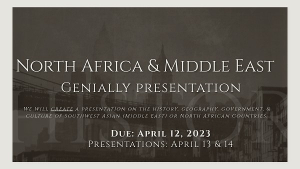 North Africa & Middle East PRESENTATION | Genially