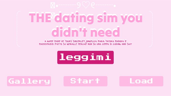 silly dating sim | Genially