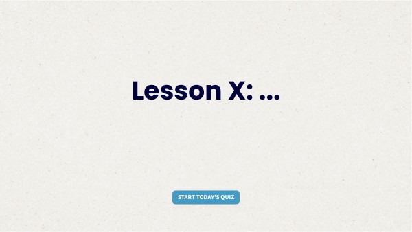 Lesson 85 Quiz | Genially