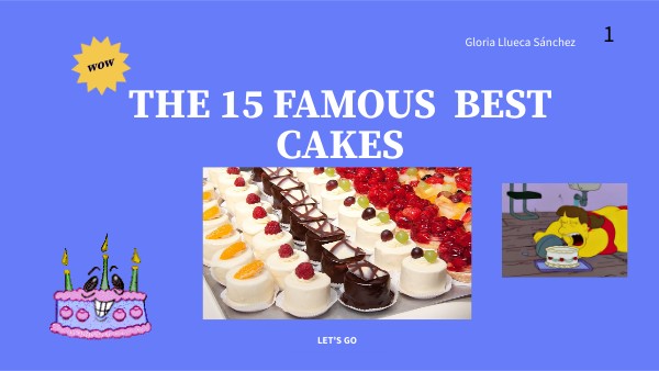 PRESENTACION 1 (THE 15 FAMOUS BEST CAKES)
