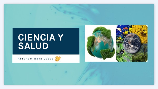 PRESENTACIÓN CIENCIA Y SALUD
