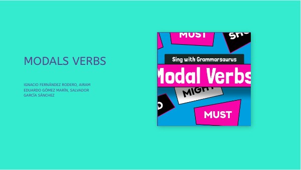 PRESENTACIÓN MODAL VERBS | Genially