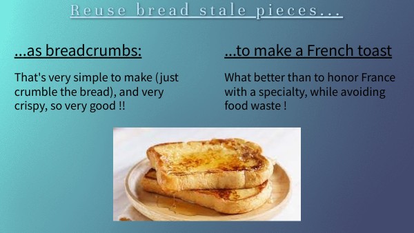 How to reuse bread stale pieces