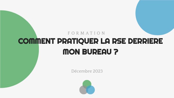 Formation RSE - groupe 8 (admin) - déc 2023 | Genially