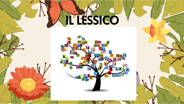 IL LESSICO