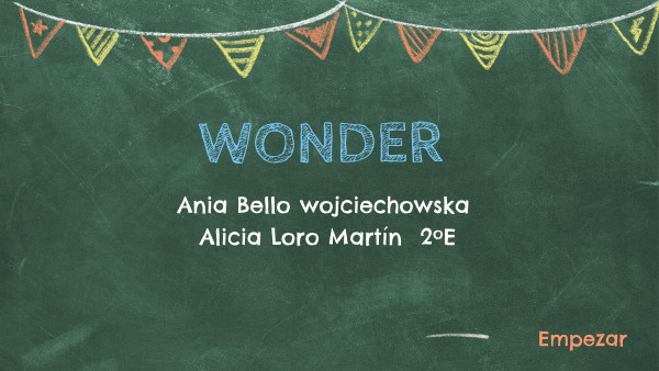 Presentación Wonder
