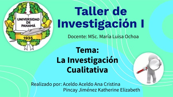 INVESTIGACIÓN CUALITATIVA | Genially