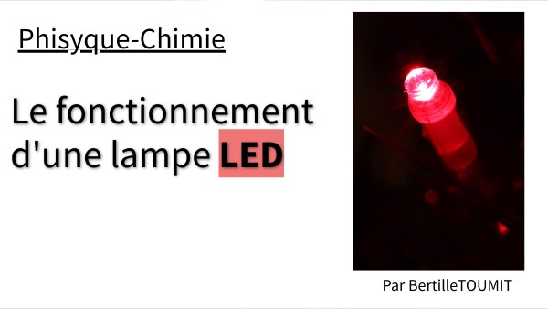 fonctionnement d'une lampe LED