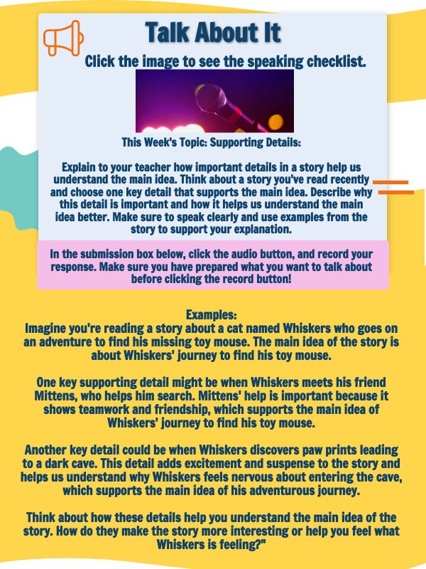 5th gr - Talk About It - Topic 2 | Genially