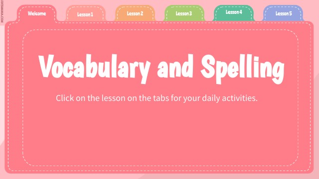 29- 3rd grade- Spelling and vocab | Genially
