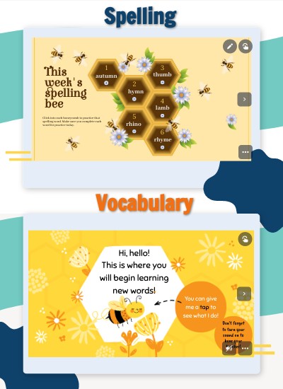 T7:L1 3rd - Spelling & Vocab | Genially