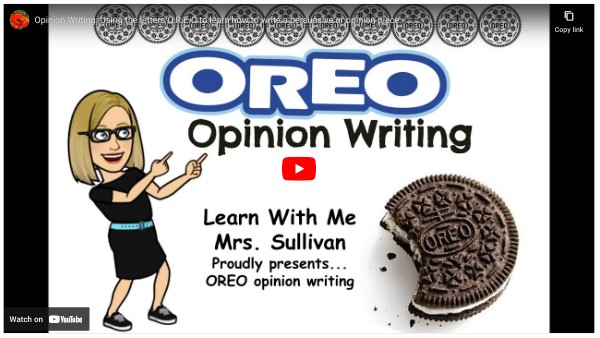 oreo writing video