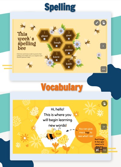 T6:L1 3rd - Spelling & Vocab | Genially