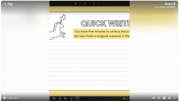 quickwrite editing