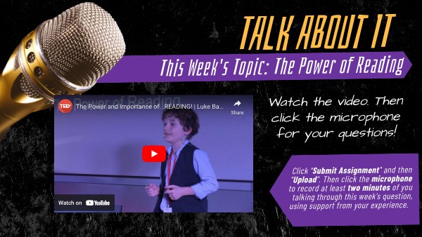 4th Talk About it Tuesday