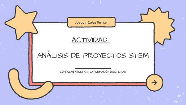 Actividad 1: Análisis de proyectos STEM