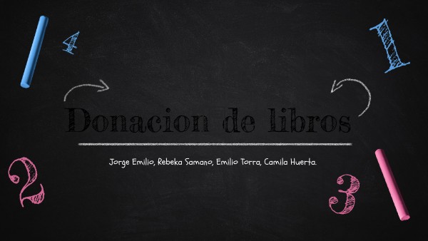 Donacion de libros