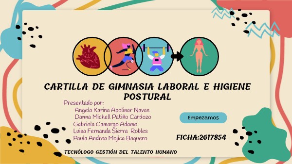 CARTILLA GIMNASIA LABORAL E HIGIENE POSTURAL | Genially