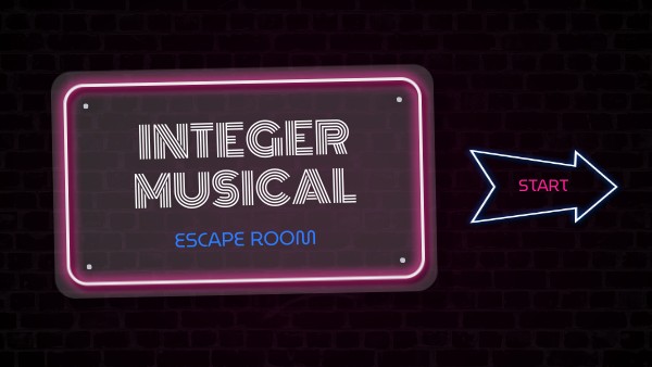 INTEGER MUSICAL ROOM ESCAPE