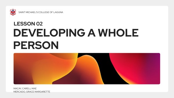 PerDev: Lesson 2 | Genially