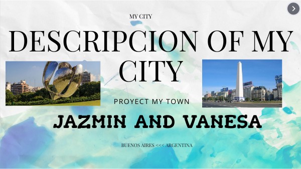 PROYECT MY TOWN | Genially