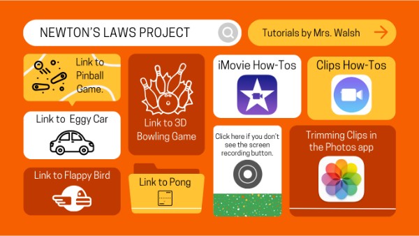 Newton's Laws Project Resources | Genially