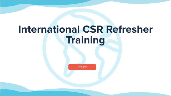 International CSR Refresher
