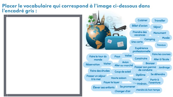 Vocabulaire - Tourisme Voyage | Genially