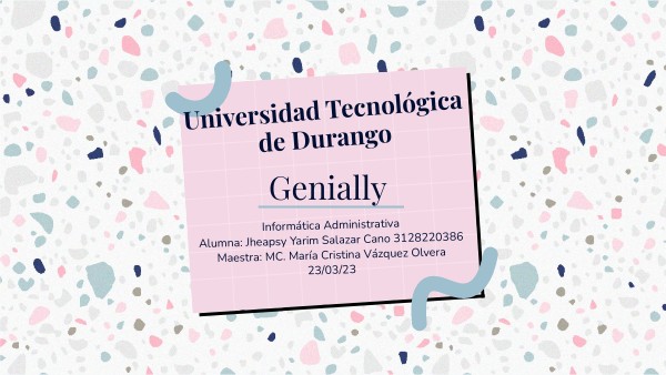 PRESENTACIÓN TERRAZO