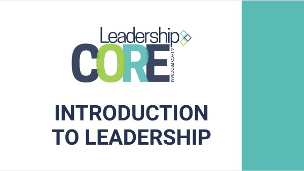 CORE Intro to Leadershp
