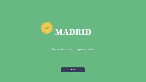 MAPA INTERACTIVO SOBRE MADRID