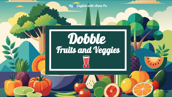 Fruits and Vegetables Dobble by Anna Pu | Genially