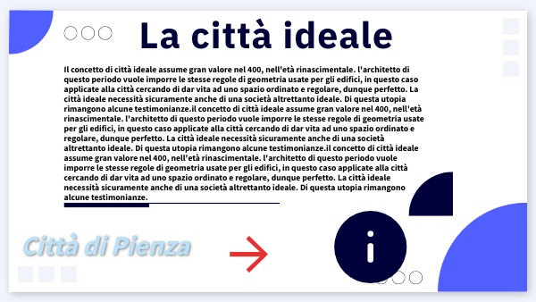 La città ideale | Genially