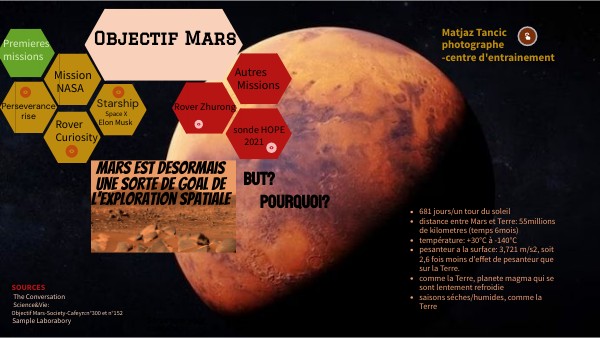 Objectif Mars | Genially