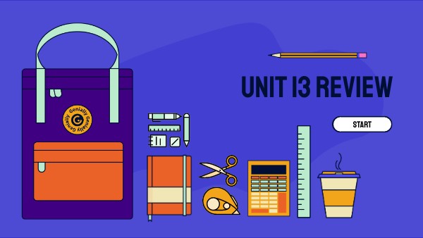 Unit 13 Review