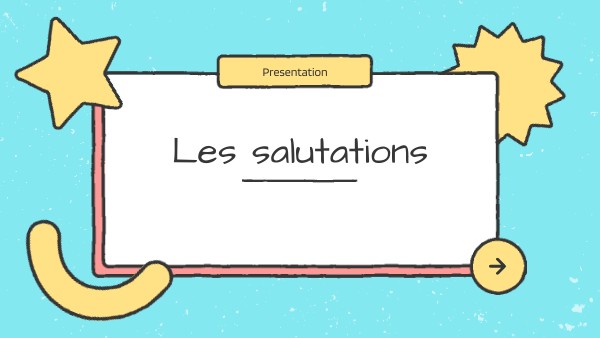 Saluer et prendre congé | Genially