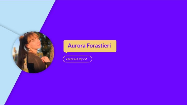 Aurora Forastieri CV