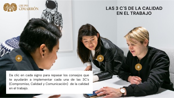 Las 3C´s de la calidad en el trabajo