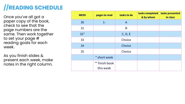 book club group task choice board | Genially