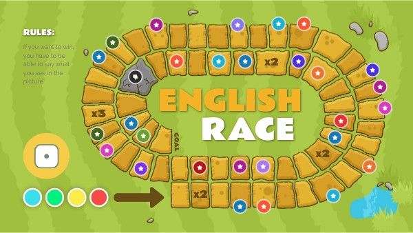 ENGLISH RACE: time and weather | Genially