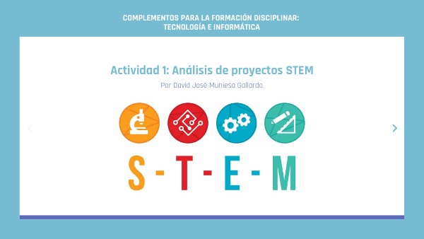 Análisis del proyecto STEM: Tekniverse