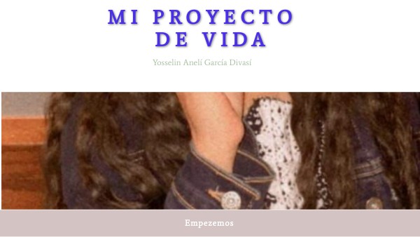 Mi proyecto de vida