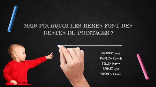 Présentation tableau noir | Genially