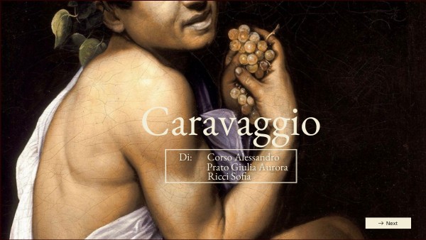CARAVAGGIO | Genially