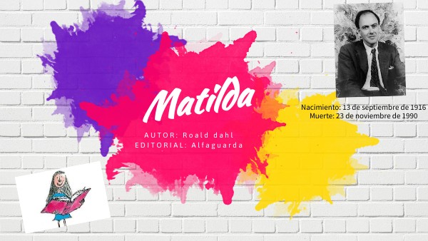 PRESENTACIÓN LIBRO MATILDA | Genially