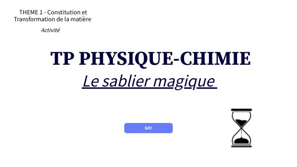Tp physique-chimie