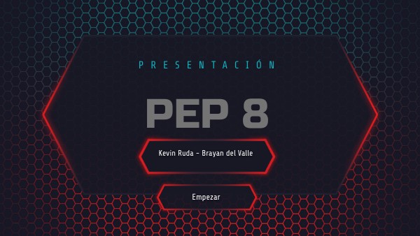 PRESENTACIÓN PEP 8