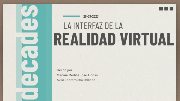 INFOGRAFIA DE VR